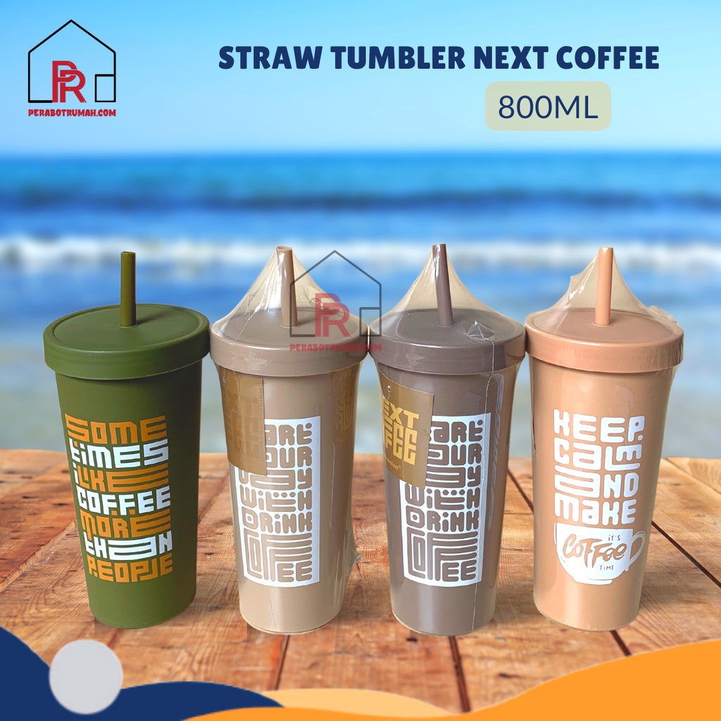 Jual Straw Tumbler 800 ML Nextcoffe / Botol Tempat Minum Anak Sekolah ...