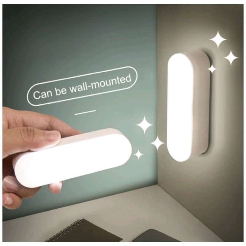 Jual LAMPU DINDING LED MAGNET PUTIH LAMPU TIDUR BELAJAR LED PORTABLE 3 ...