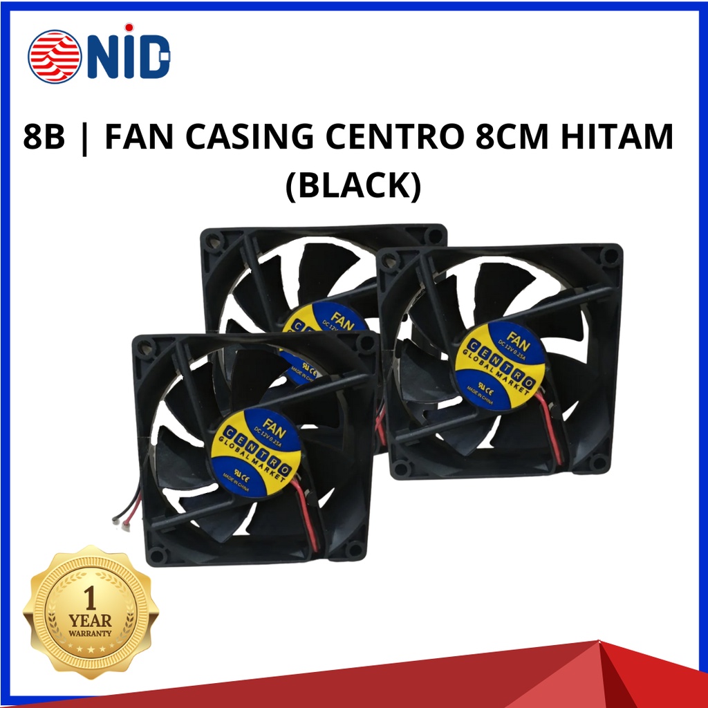 Jual 8B | FAN CASING CENTRO 8CM HITAM (BLACK) | Shopee Indonesia