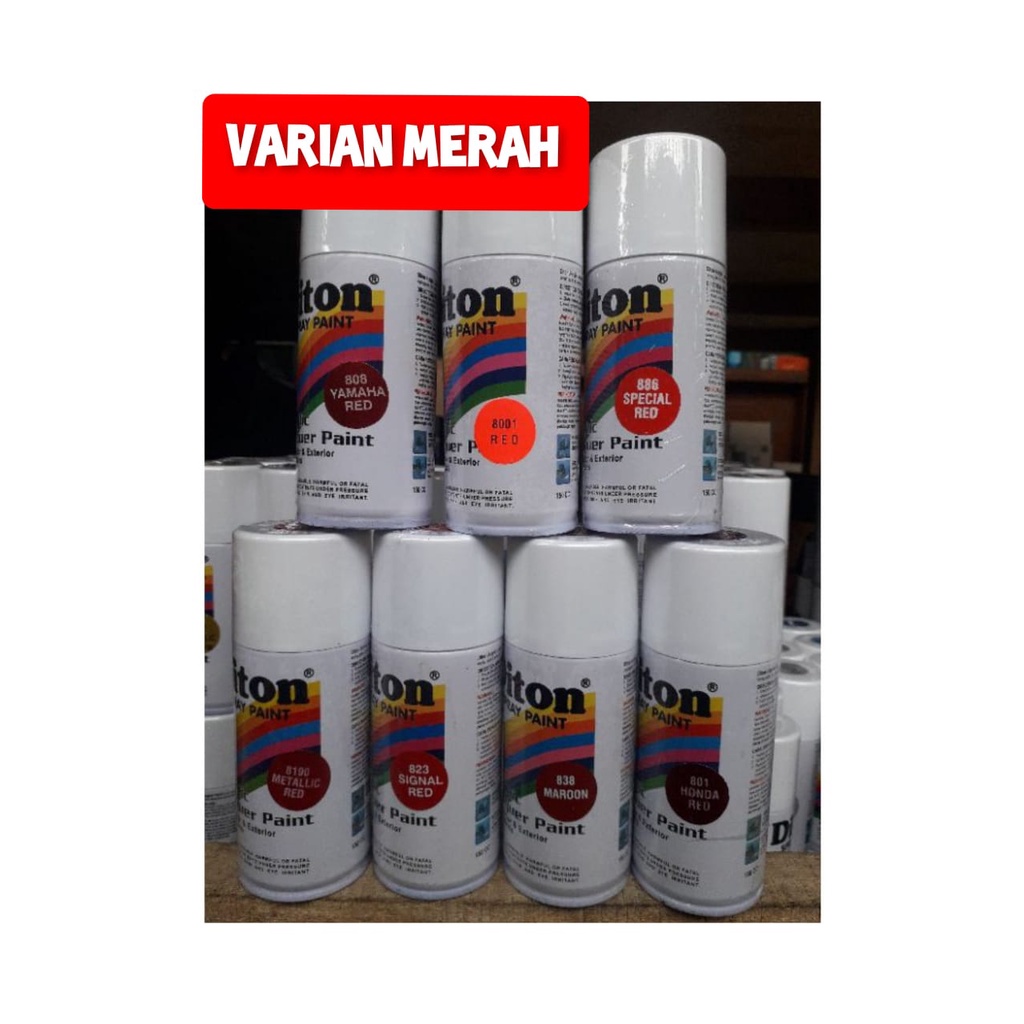 Jual pilok pilox cat semprot diton 150cc varian merah cabe metalik ...