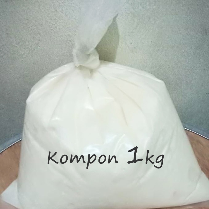 Jual 1KG Kompon Kiloan / Kumpon Poles Body Motor Mobil / Compound Penghilang Baret Kendaraan 1 ...