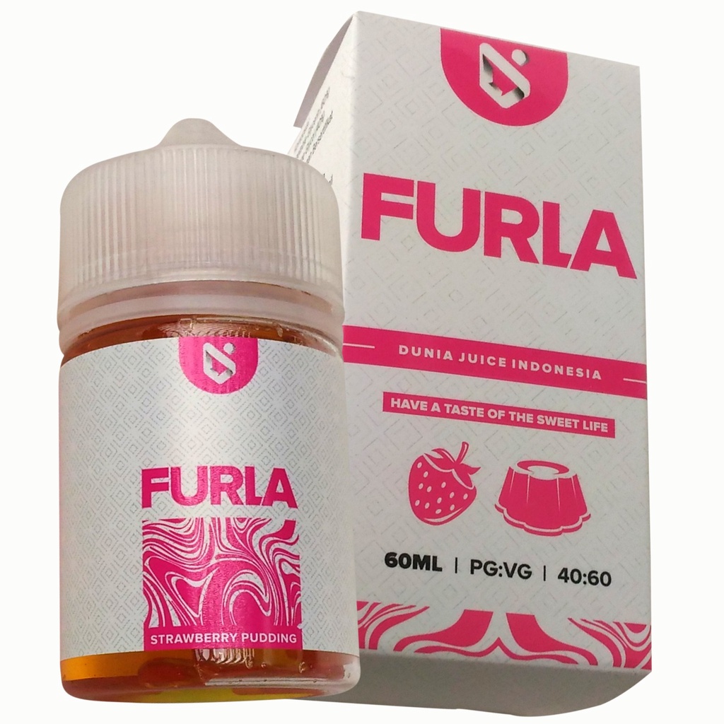 Jual Liquid Vape Vapor Furla Strawberry Pudding 60ML By DJI | Shopee ...