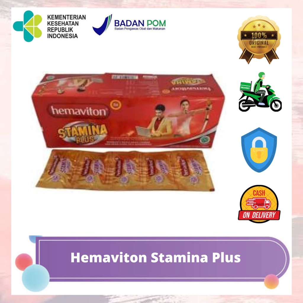 Jual Hemaviton Stamina Plus - Suplemen Energi & Daya Tahan Tubuh Isi 1 ...