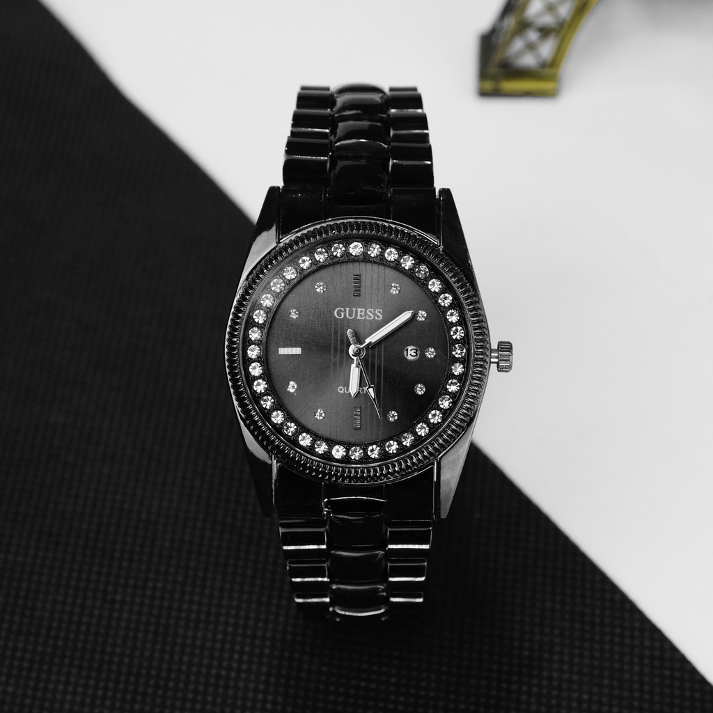 Jual Jam Tangan Wanita Guess Diamond Rantai Analog | Shopee Indonesia