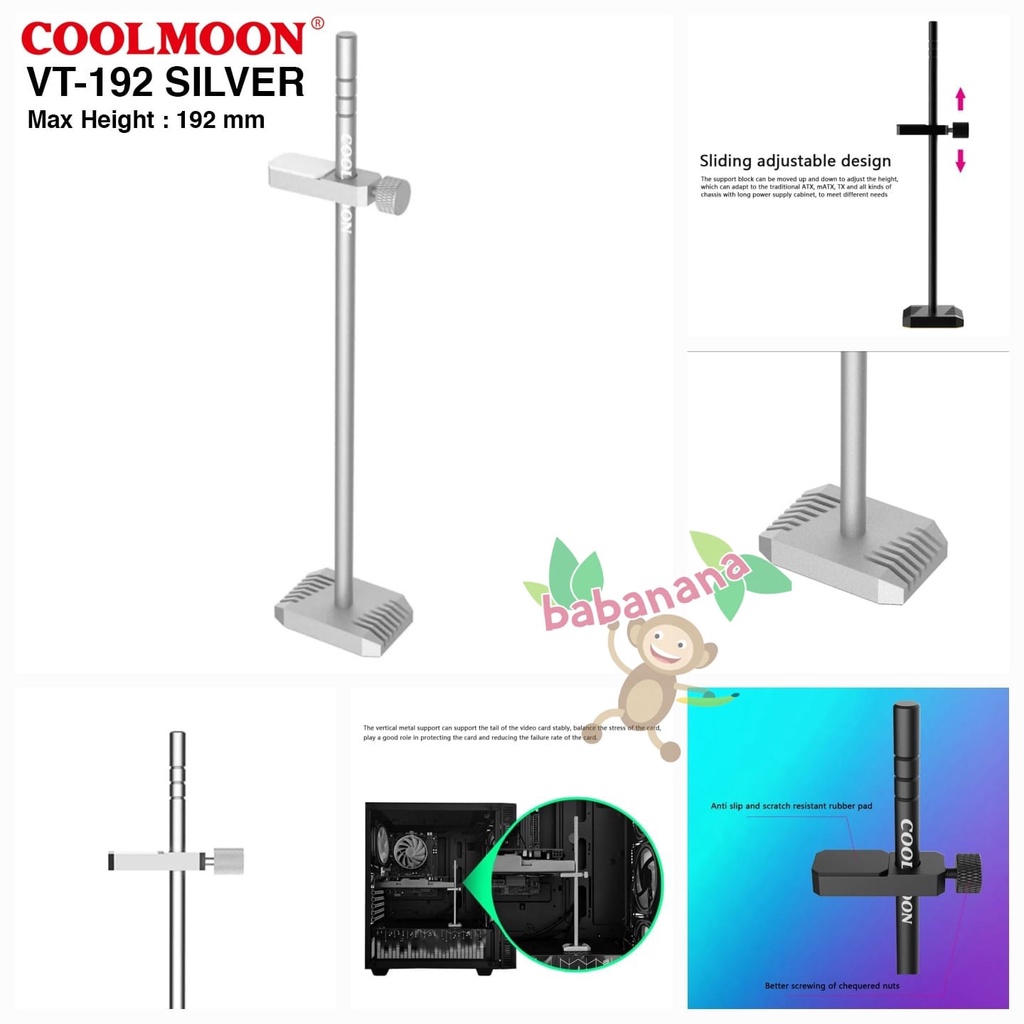 Jual GPU STAND HOLDER PENAHAN VGA GRAPHIC CARD SUPPORT BRACKET HITAM ...