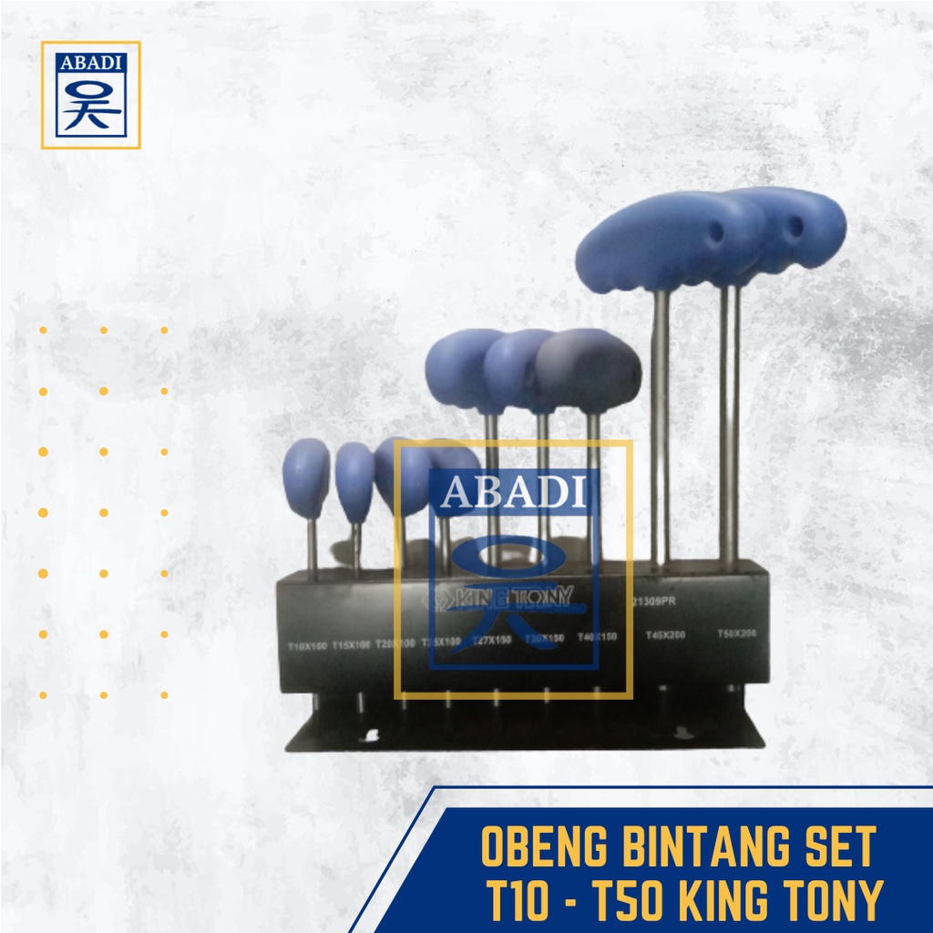 Jual OBENG BINTANG SET T10 - T50 KING TONY | Shopee Indonesia
