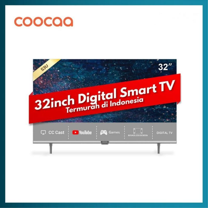 Jual Coocaa Led Tv 32s3u Digital Smart Tv 32 Inci 32 Inch 32" Screen ...