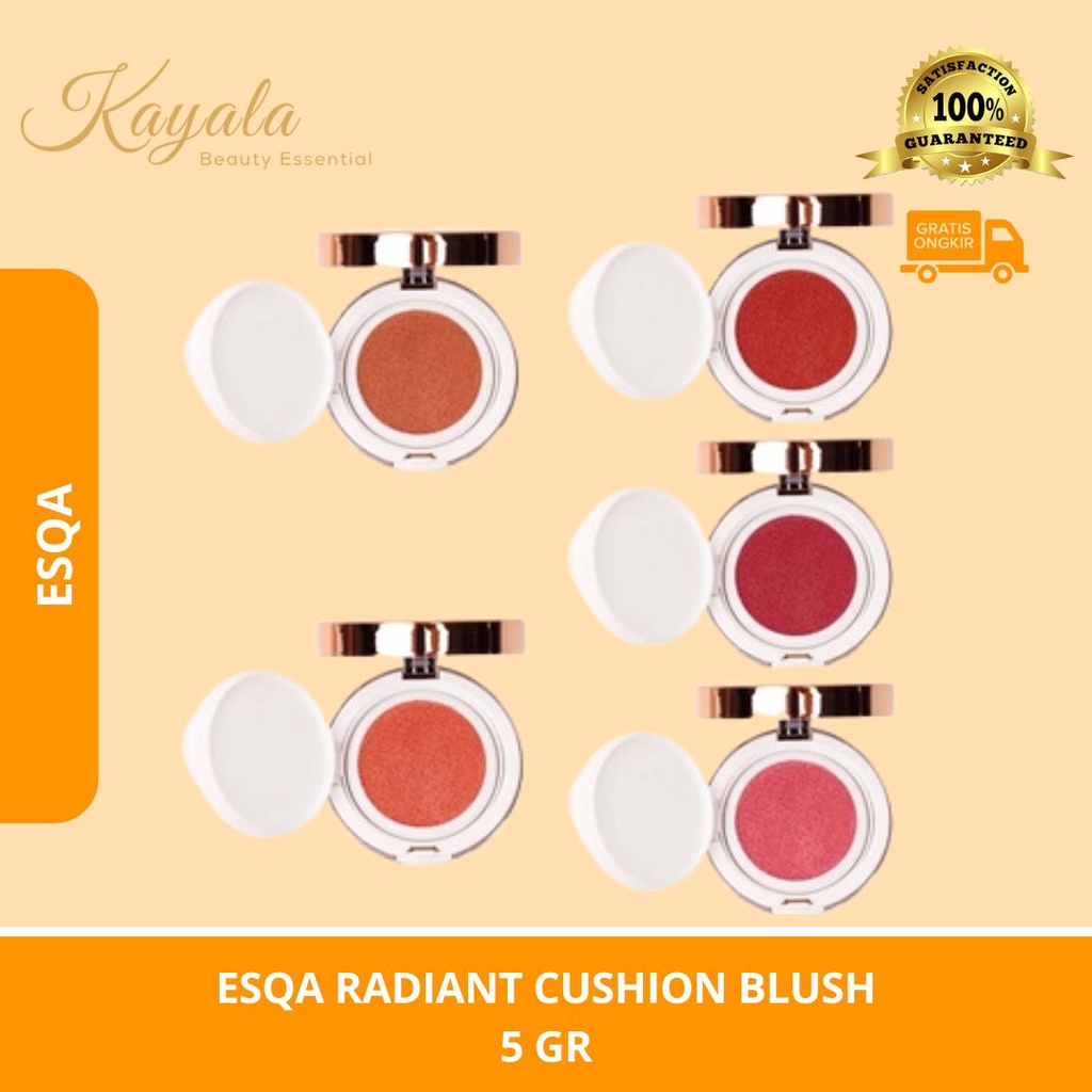 Jual ESQA RADIANT CUSHION BLUSH 5 GR - CUSHION BLUSH ON ESQA | Shopee ...