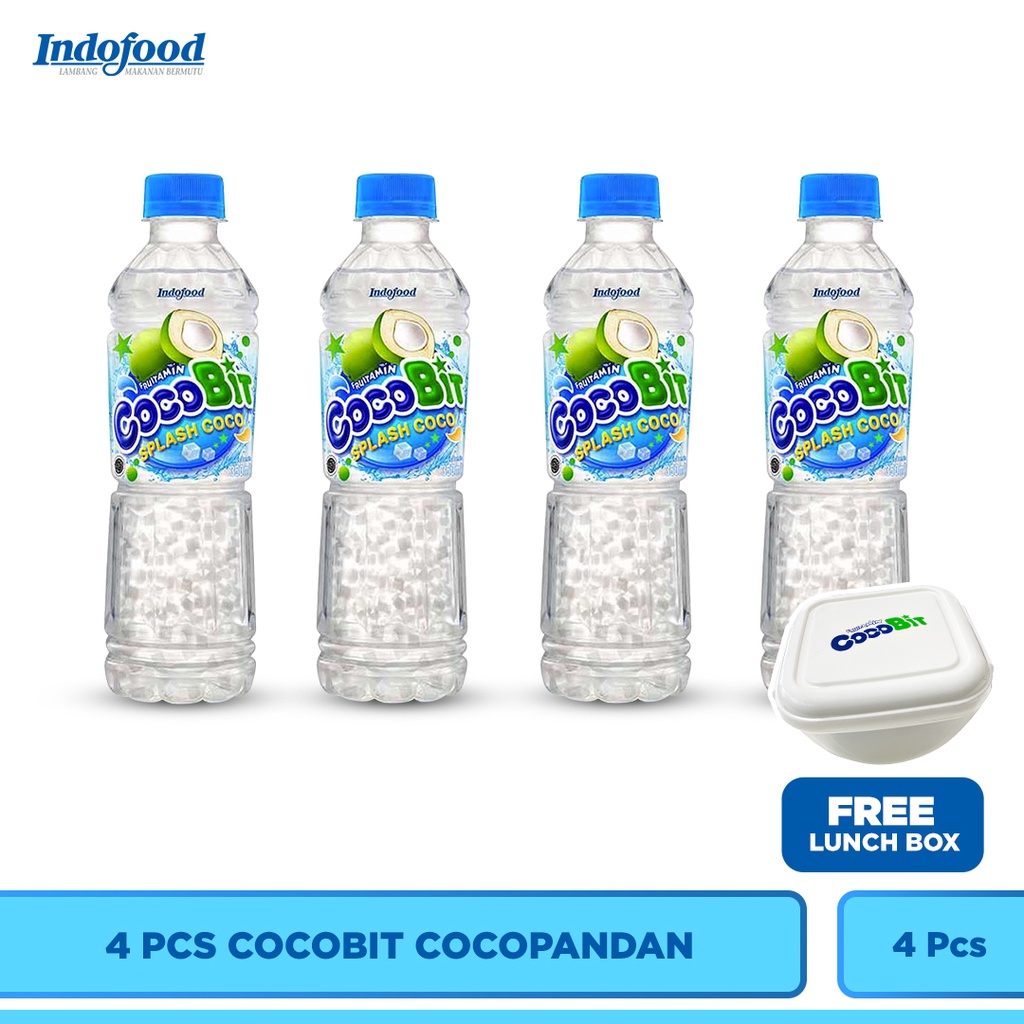 Jual 4 pcs Cocobit Coco 350ml Free Lunch Box | Shopee Indonesia