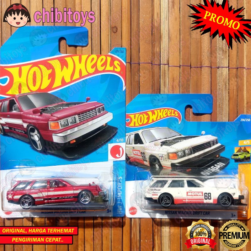 Jual HOTWHEELS NISSAN MAXIMA DRIFT CAR RALLY WAGON 2022 PUTIH - SKYLINE ...