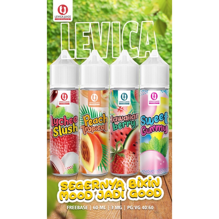 Jual LEVICA LYCHEE SLUSH 60ML 3MG BY LEVICA JUICE | Shopee Indonesia