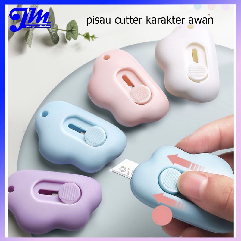 Jual pisau Cutter Mini Karakter Awan Pisau Pemotong Mini / Cutter Kecil ...