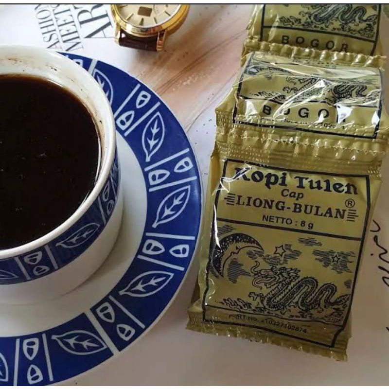 Jual Kopi Liong Bulan Tanpa Gula 1 Pack 30 Sachet 8gr Oleh Oleh Legend ...
