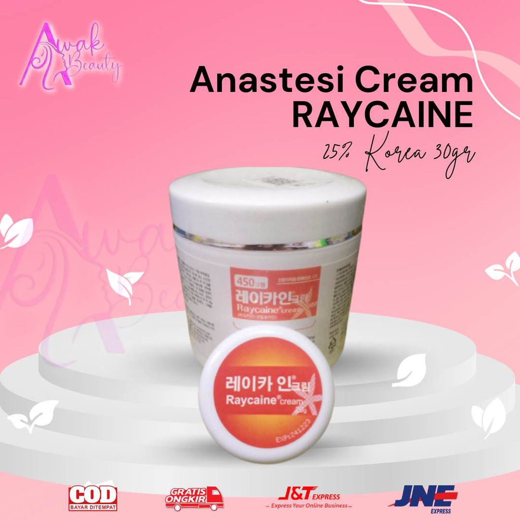 Jual Anastesi Cream RAYCAINE RAY CAINE 25% KOREA 30GR | Shopee Indonesia