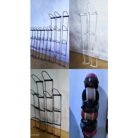 Jual RAKPENYIMPANAN HELM 5 SUSUN//TEMPAT PENYIMPANAN HELM GANTUNG ...