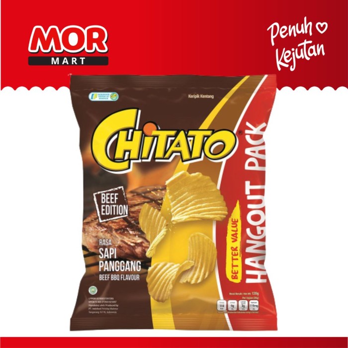 Jual CHITATO Beef BBQ 120g Chiki Camilan Asin Sapi Barbeque Keripik ...