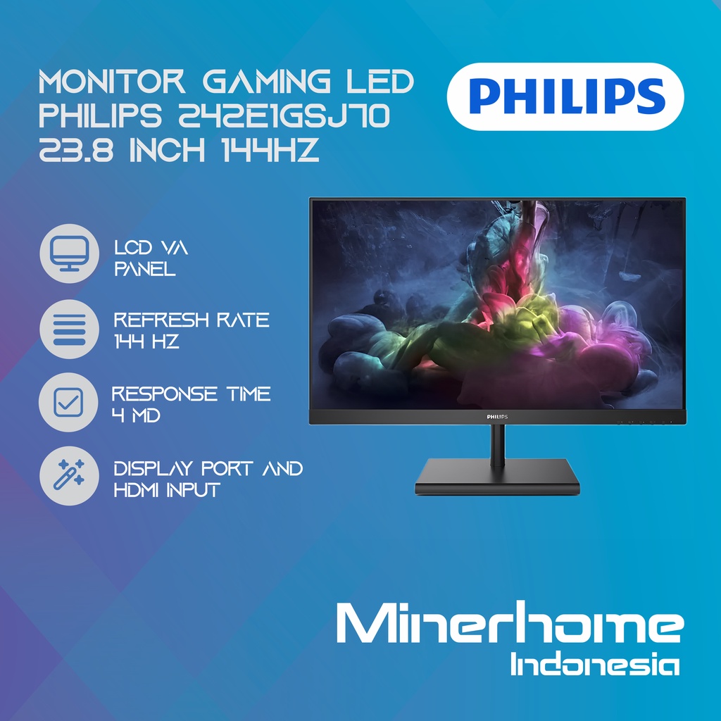 Jual Monitor LED Gaming Philips 242E1GSJ/70 23.8 Inch 144Hz Full HD ...