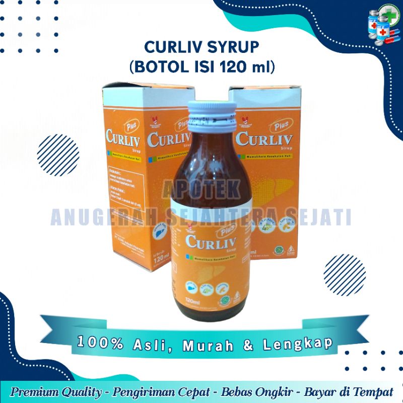 Jual Curliv Plus Sirup ~ Botol 120 ml | Shopee Indonesia