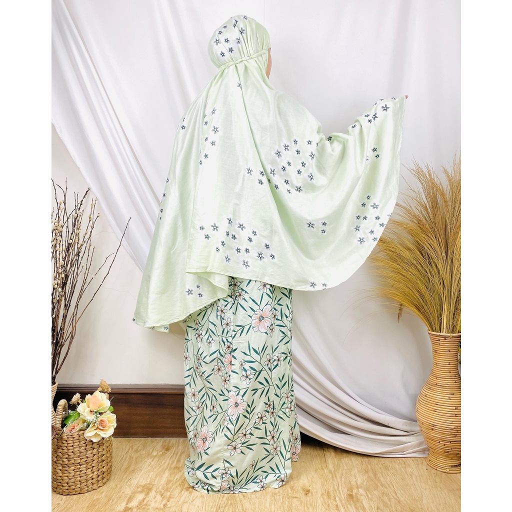 Jual Benang Raja Mukena Santung Alina | Shopee Indonesia