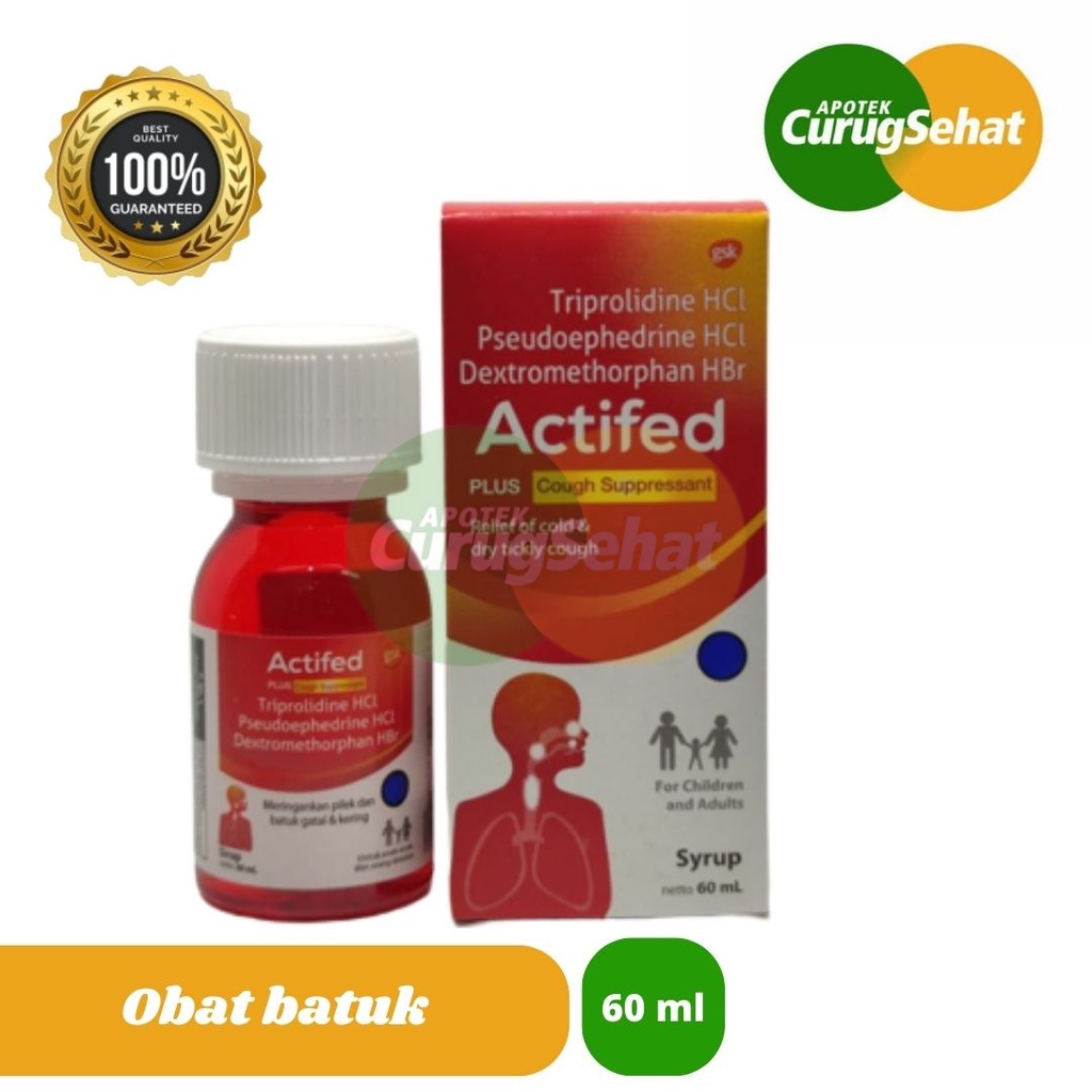 Jual Actifed Plus Cough Supressant Sirup Actifed Merah Obat Batuk Sirup ...