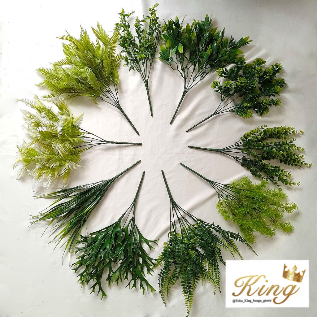 Jual Artifical Plant Tanaman Plastik Hias Daun Eucalyptus Bunga Palsu ...