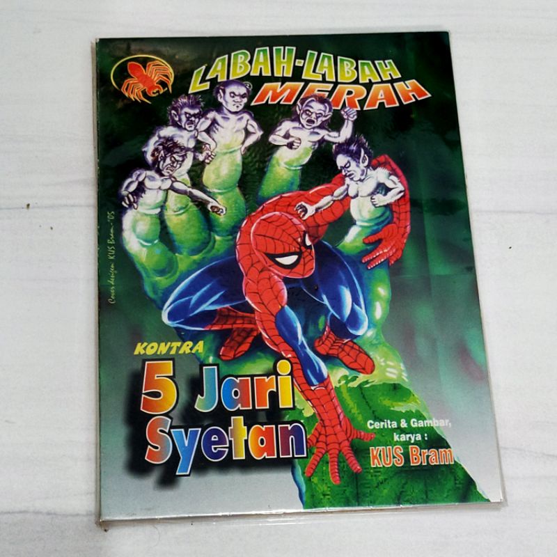 Jual Komik Indonesia Labah-Labah Merah kontra 5 JARI SETAN | Shopee ...
