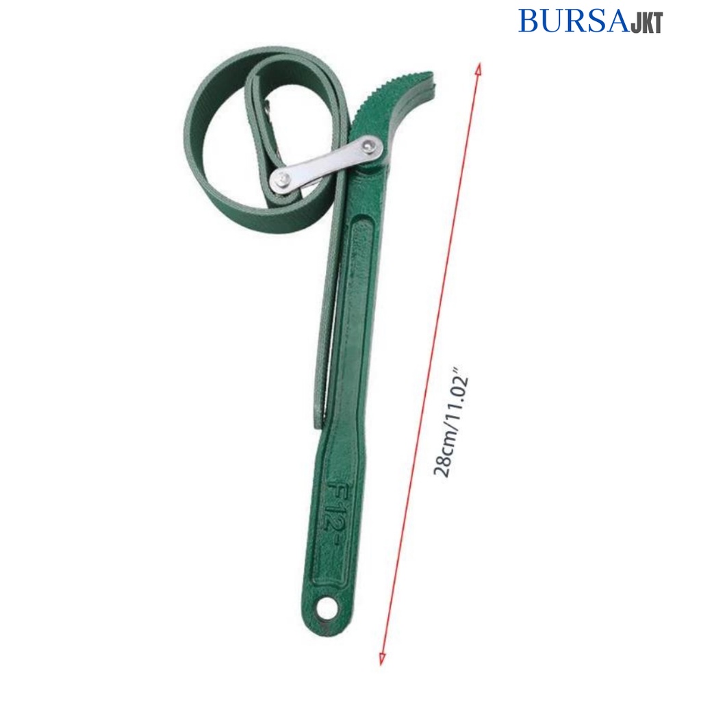 Jual KUNCI FILTER OLI 8 / 12 INCH BENTUK SABUK UNIVERSAL | Shopee Indonesia
