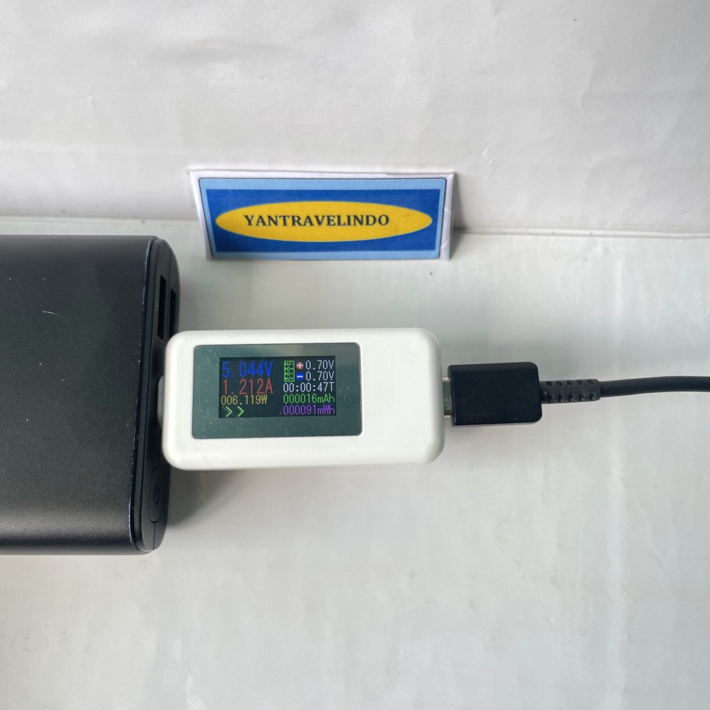 Jual USB TYPE C POWER TESTER VOLTASE METER TYPE-C PENGUKUR WATT METER ...