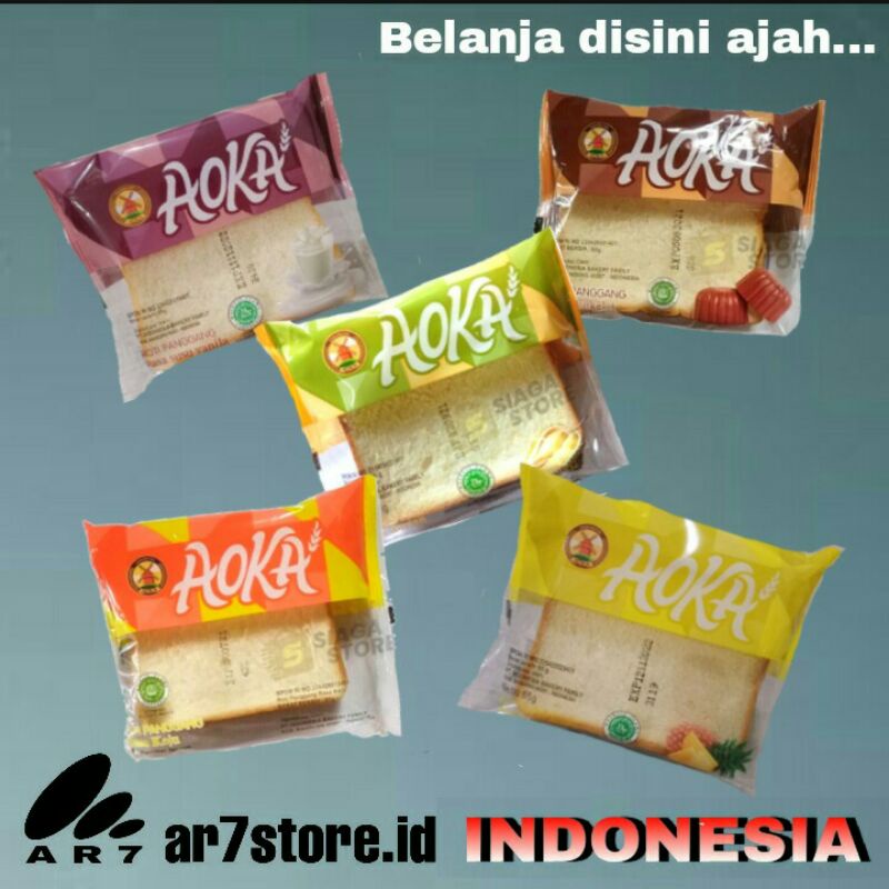 Jual AOKA Roti panggang all varian 65 gram | Shopee Indonesia