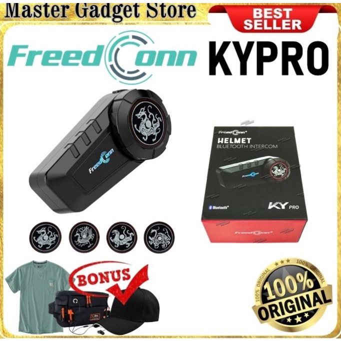 Jual Intercom FreedConn KYPRO Bluetooth Helm Intercom Original | Shopee ...
