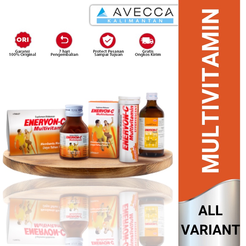 Jual Enervon-C 30 Tablet / Enervon-C Plus Sirup 120 ml / Multivitamin ...