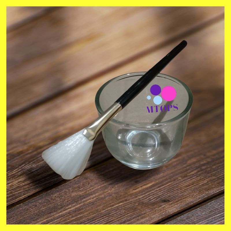 Jual mangkok cawan masker set kuas peeling | Shopee Indonesia