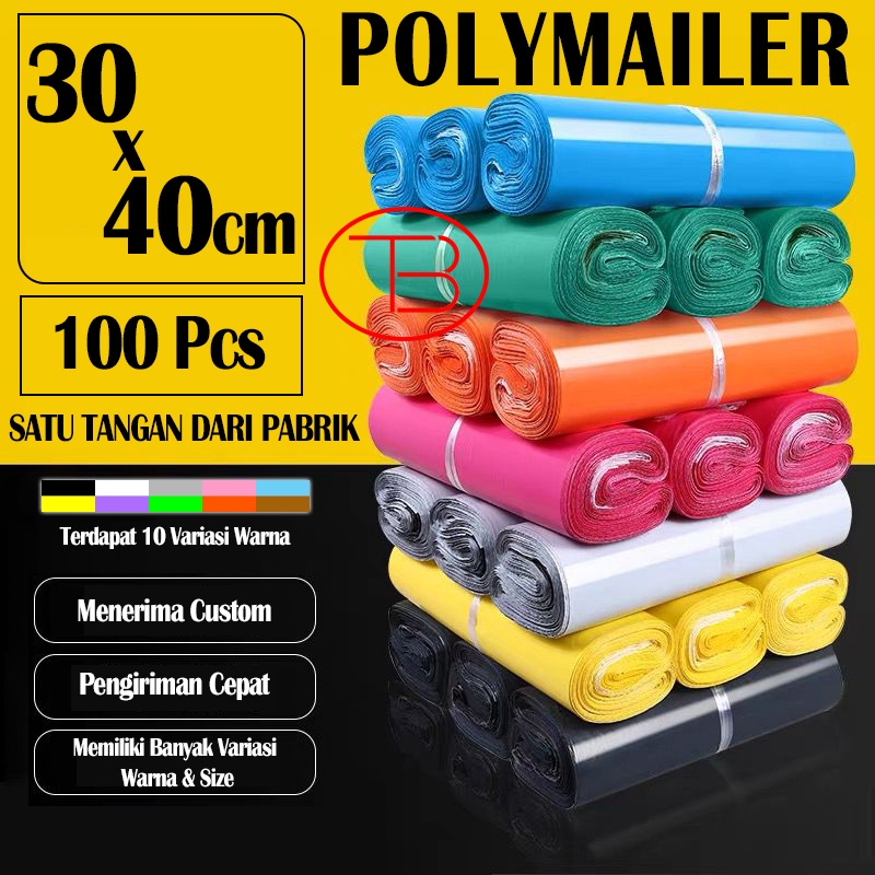 Jual Fumu Plastik Packing Baju 30X40CM / Polymailer Olshop LDPE Glossy ...