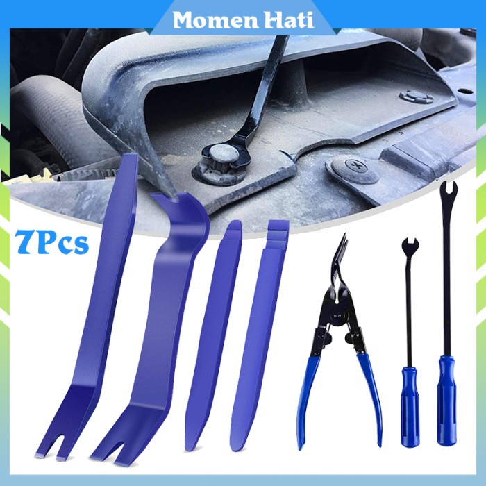Jual 7Pcs Car Trim Removal Tool Kit Alat Congkel Dashboard Perbaikan ...