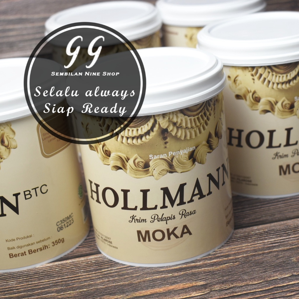 Jual Hollmann MOKA Butter Cream 350 Gram Krim Pelapis Rasa Mocca ...