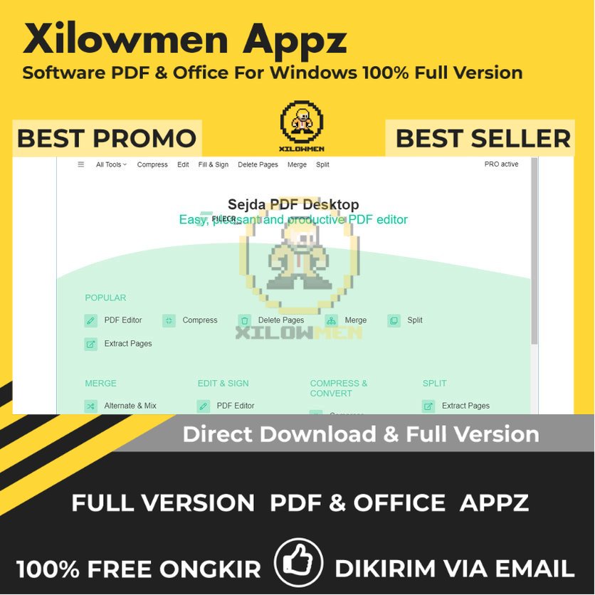 Jual Sejda PDF Desktop Pro - pengeditan PDF untuk Win, Mac | Shopee ...