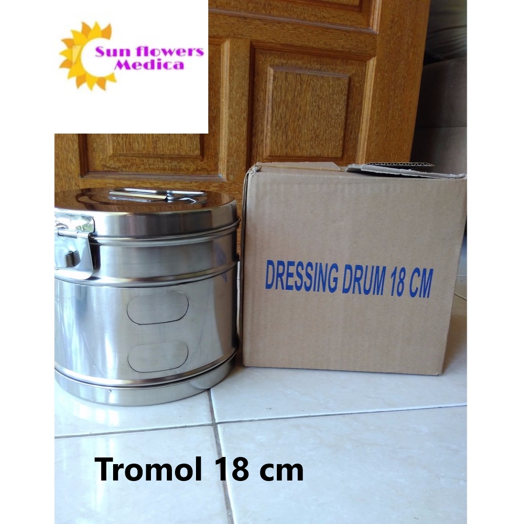 Jual Tromol Kassa 18cm / Dressing Drum 18cm | Shopee Indonesia
