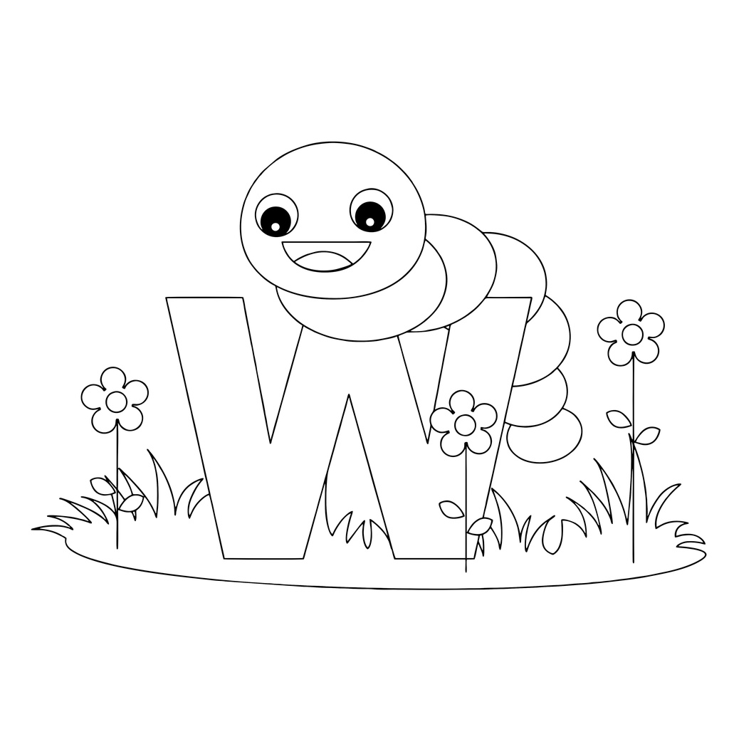 Jual Gambar Sketsa Mewarnai ~ ABJAD - ALPHABET/ Seketsa Lukis / Drawing ...