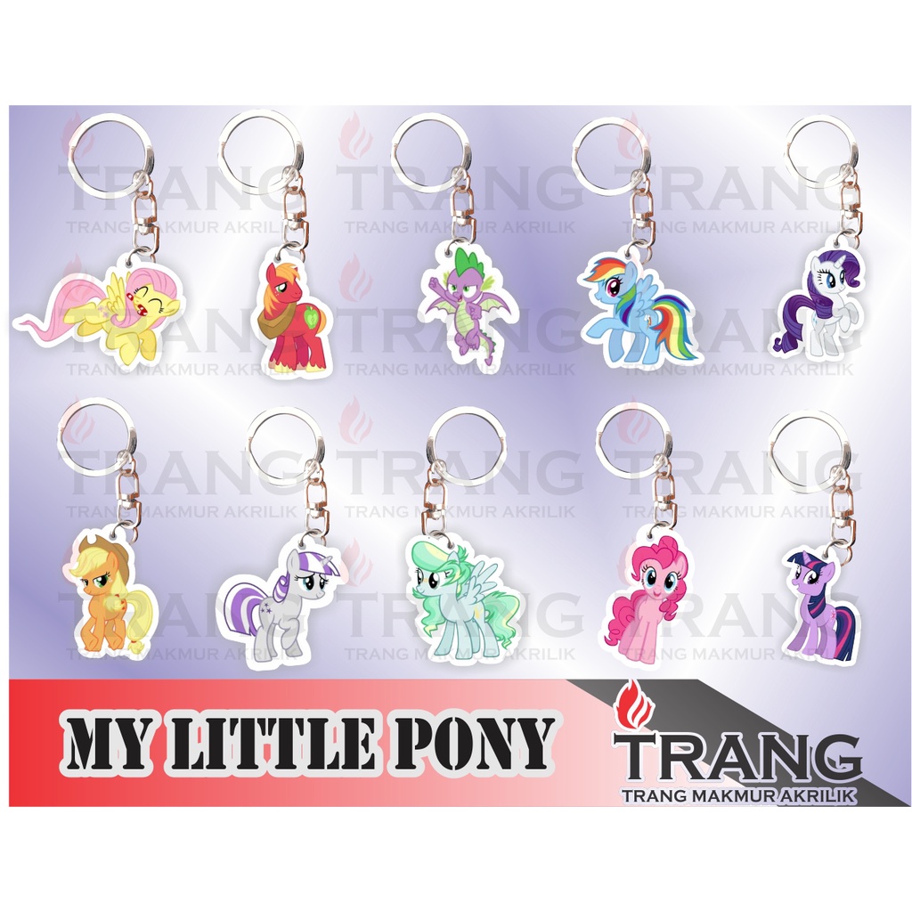 Jual Gantungan Kunci Akrilik My Little Pony / Keychain Acrylic My ...