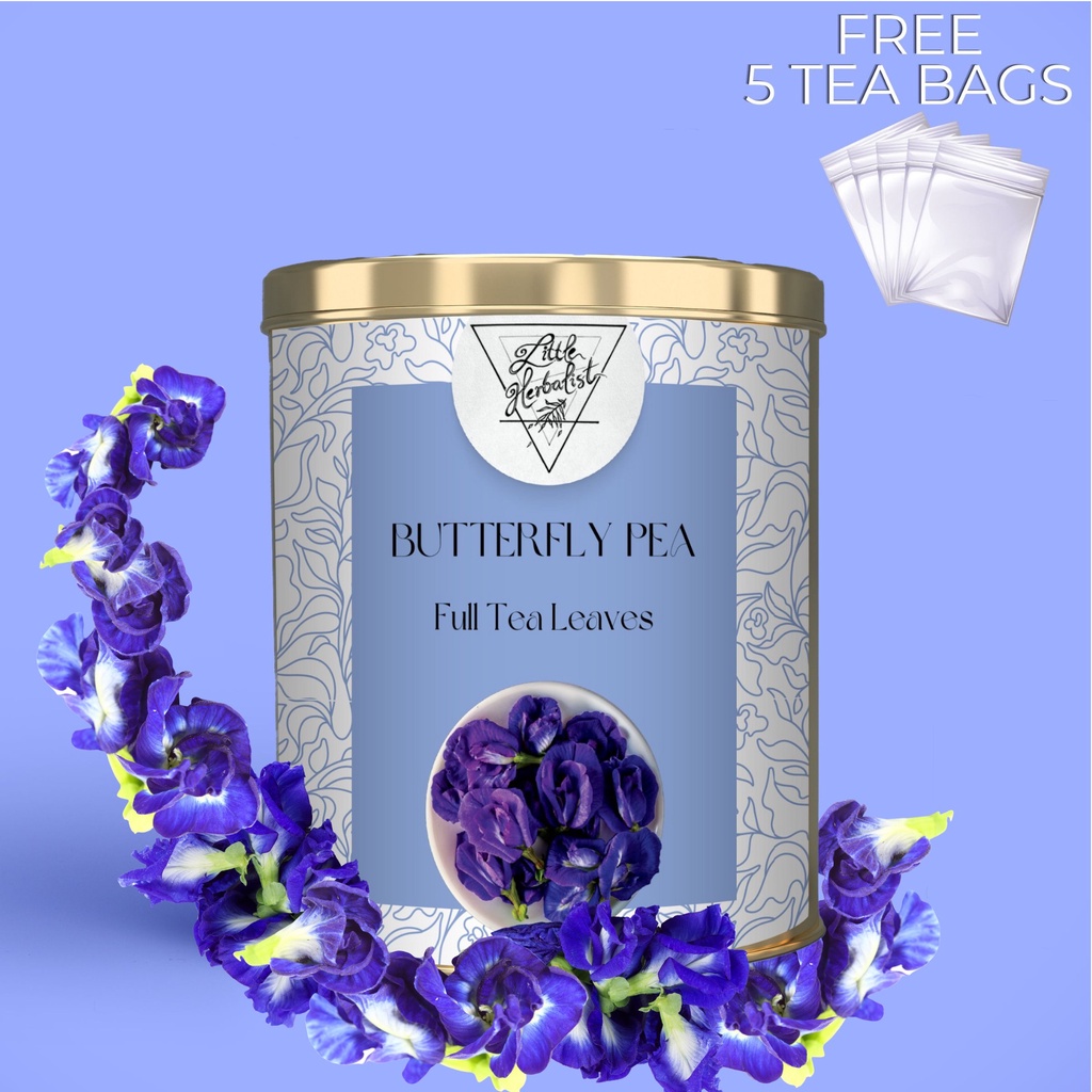 Jual Pure & Organic Butterfly Pea Tea - Teh Bunga Telang - Full Tea ...