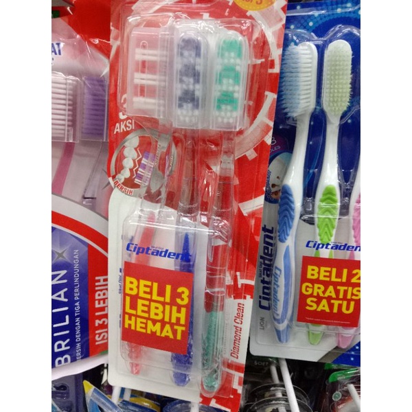 Jual ciptaden sikat gigi isi 3 pcs | Shopee Indonesia
