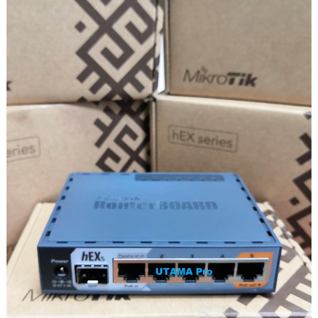 Jual MIKROTIK RB760iGS (hEX S) 5 port gigabit with SFP | Shopee Indonesia