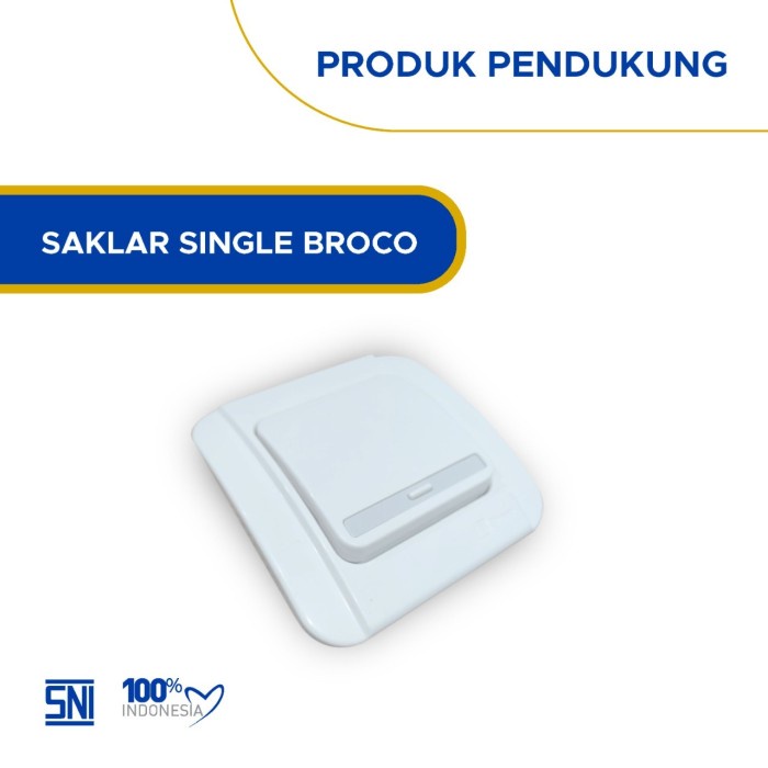 Jual Broco Saklar Single Galleo G162-55S - Broco Saklar Tunggal Switch ...