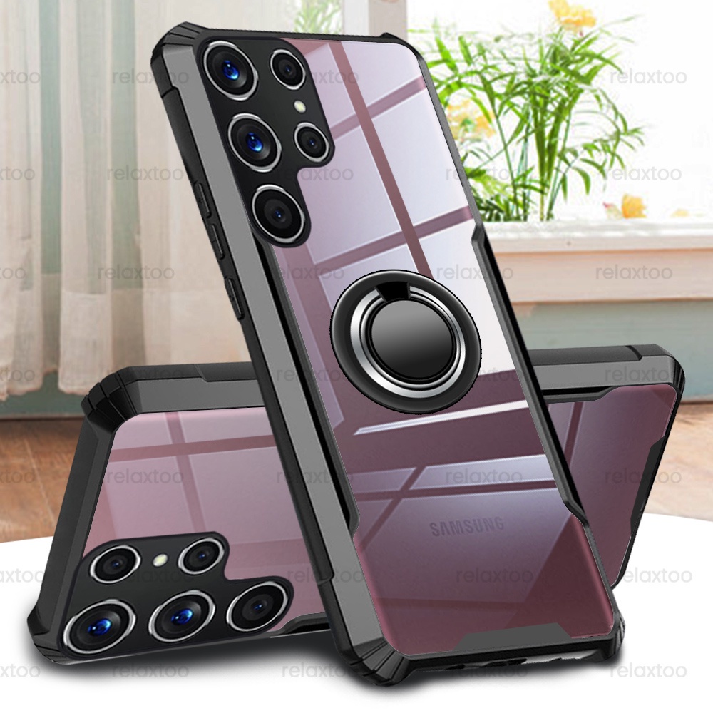 Jual Case Samsung S24 / S24 PLUS / S24 ULTRA / S23 FE / S23 / S23 Plus / S23 Ultra Ring Standing ...