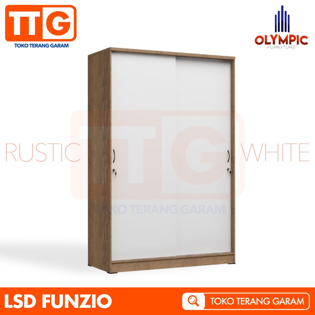 Jual OLYMPIC LEMARI PAKAIAN 2 PINTU SLIDING MINIMALIS LSD FUNZIO | Shopee Indonesia