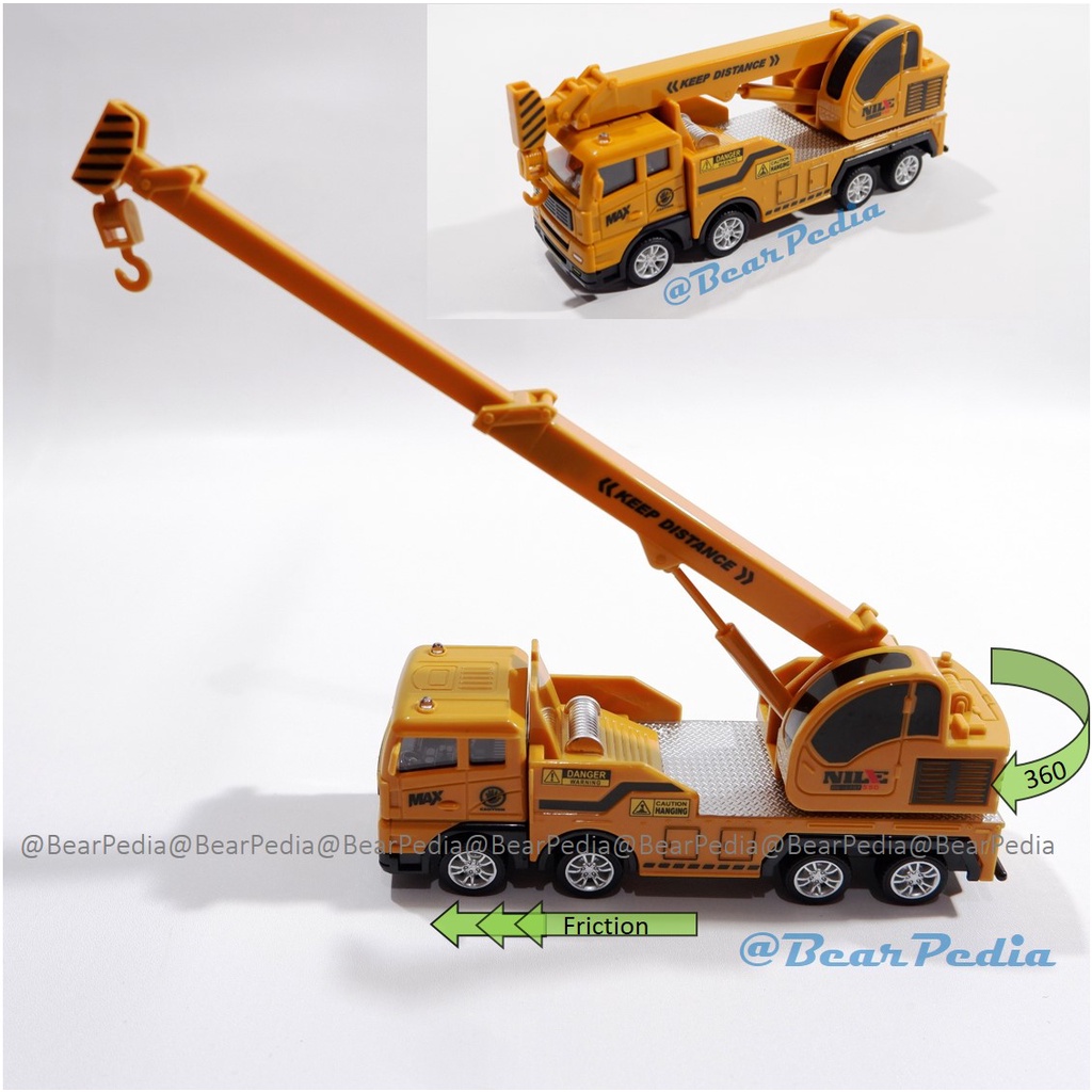 Jual DIECAST KONSTRUKSI ALAT BERAT HIDRAULIK CRANE / HIDROLIK CRANE ...