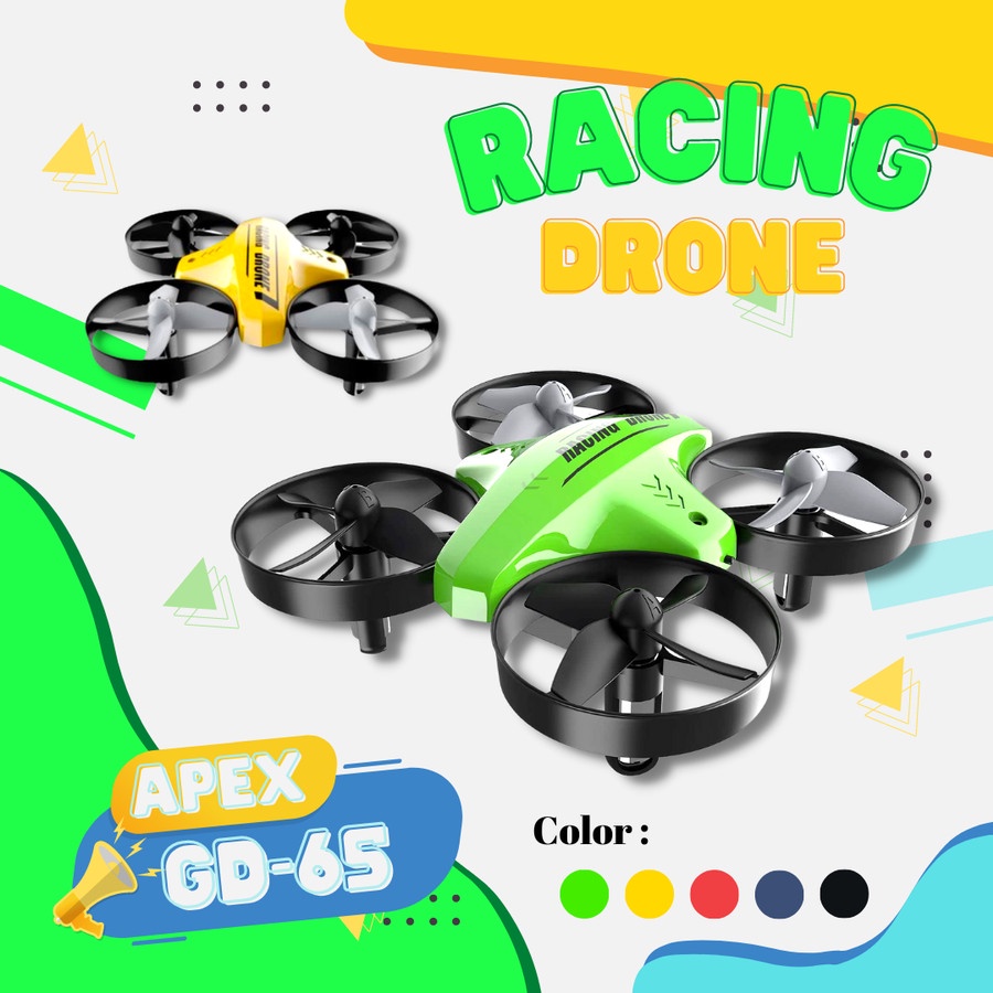 Jual Drone APEX GD-65 Mini Racing Drone Altitude hold | Shopee Indonesia
