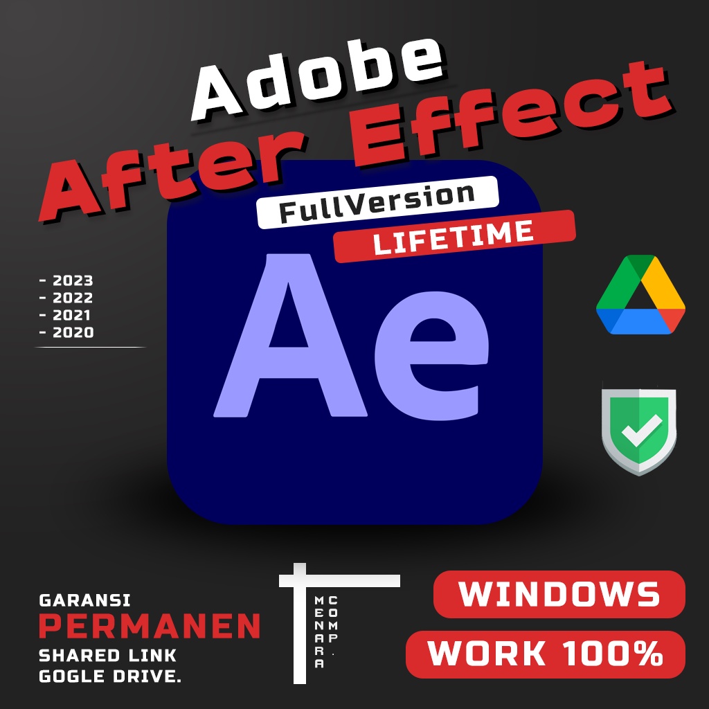 Jual After Effects 2023 2022 2021 2020 Full Version | Shopee Indonesia