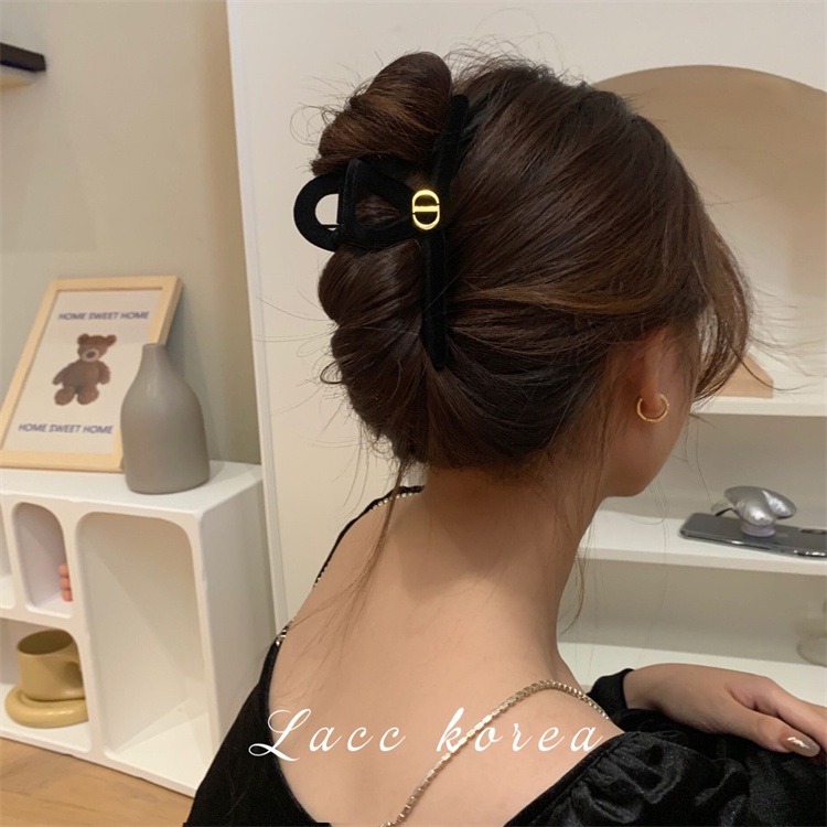 Jual Caliloops Jepit Rambut Jedai Wanita Korea Polos Hitam Emas Gloria ...