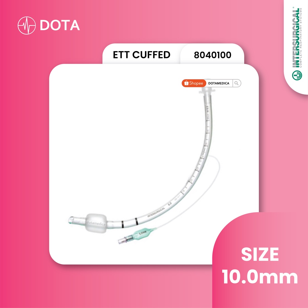 Jual In Tube Tracheal Tube Cuffed / ETT Cuffed (INTERSURGICAL) | Shopee ...